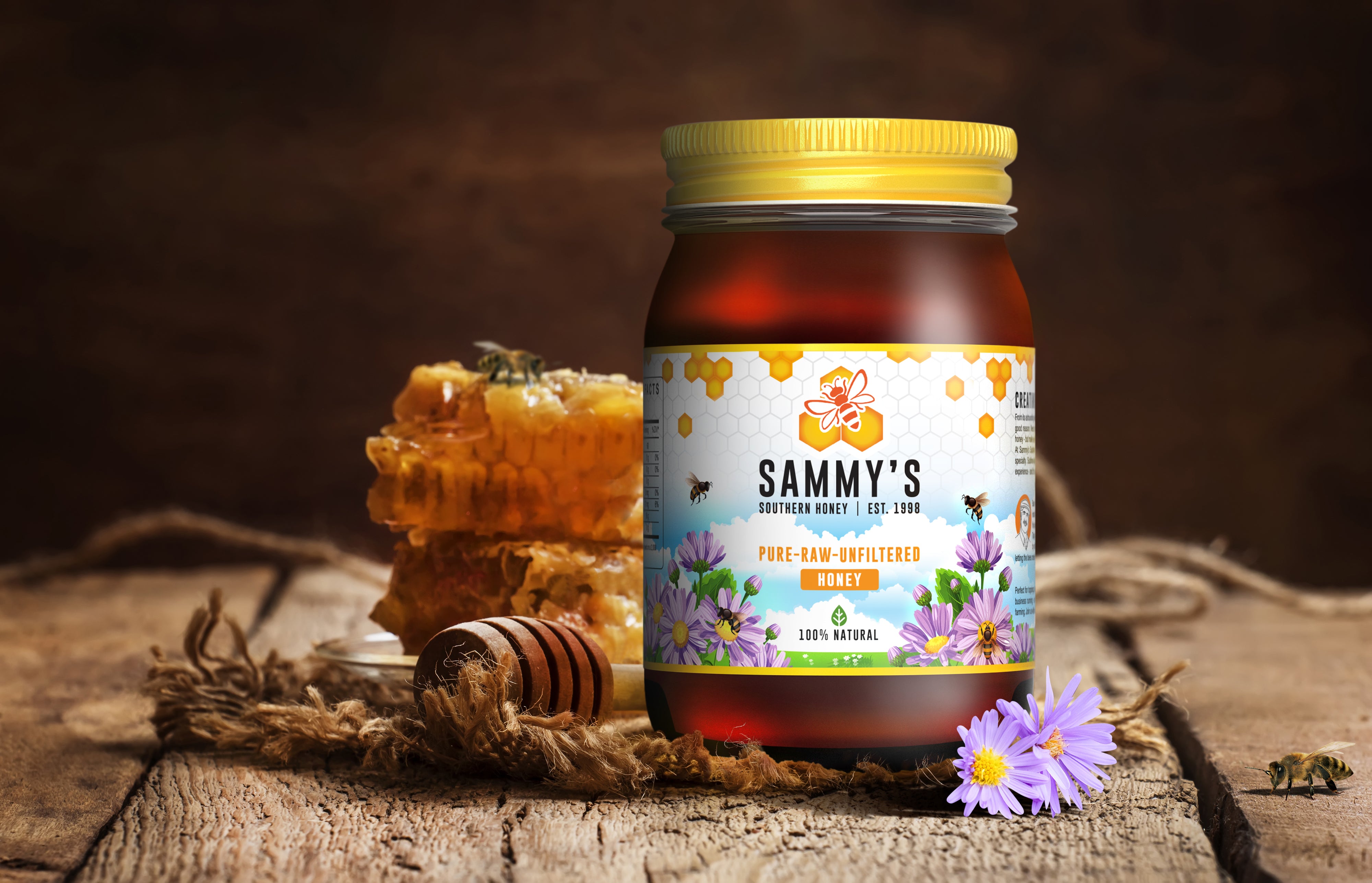 Sammy's Southern Honey | Pure, Raw, Unfiltered Honey